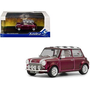 1997 Mini Cooper Sport Purple Metallic with White Stripes and Checkered ...