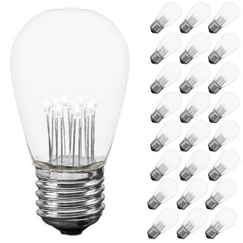 Novelty Lights Pure White S14 Hanging Led String Light Replacement ...