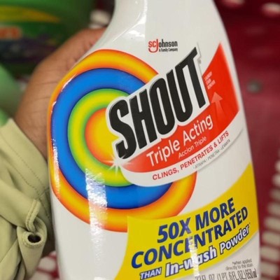 Shout Triple-acting Stain Remover Spray - 22 Fl Oz : Target