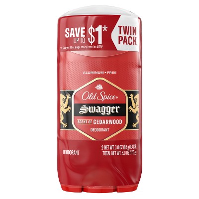 Old Spice Red Collection Swagger Scent Men's Deodorant - 3oz : Target