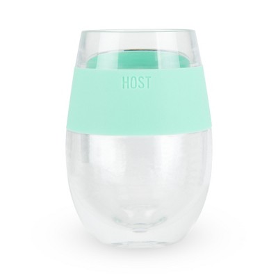 Host Wine Freeze Cooling Cup, Plastic Double Wall Insulated Freezable ...