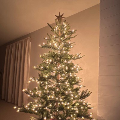6.5ft Pre-lit Artificial Christmas Tree Alaskan Fir : Target