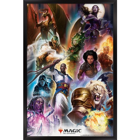 Trends International Magic: The Gathering - Grid Framed Wall Poster ...