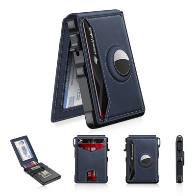 Narwey Minimalist Bifold Pop Up Aluminum Credit Card Case Holder 12 ...