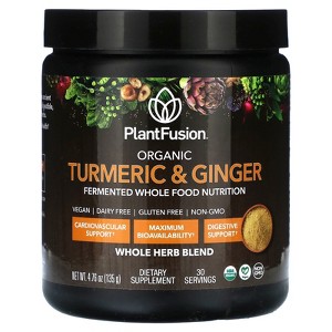 Plantfusion Turmeric And Ginger Drink Mix - Fermented Whole Food ...