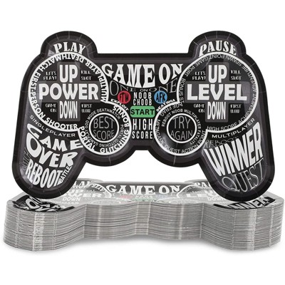 Blue Panda 48 Pack Die Cut Video Game Controller Disposable Paper ...