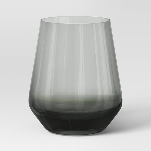 14.8oz Stemless Wine Glass Gray - Threshold™ : Target
