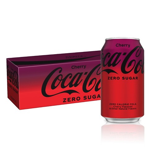 Coca-cola Cherry Zero Soda - 12pk/12 Fl Oz Cans : Target