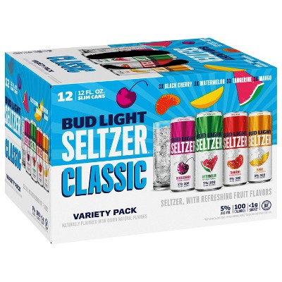 Bud Light Hard Seltzer Variety Pack - 12pk/12 Fl Oz Cans : Target