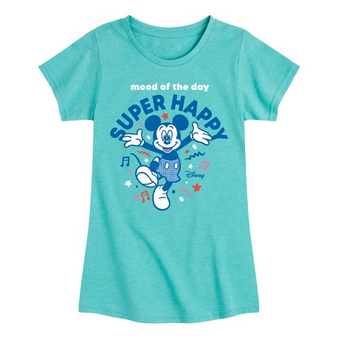 Girls' Disney Mickey & Friends Fitted Short Sleeve Graphic T-shirt ...