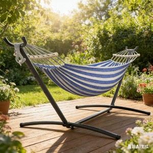 COZONY Hammock with Stand, 2-Person Portable Outdoor Hammock w/ Frame ...