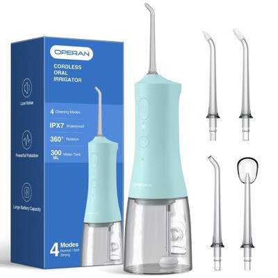 Quip Rechargeable Cordless Water Flosser - Plastic | 2 Modes + 360º Tip ...