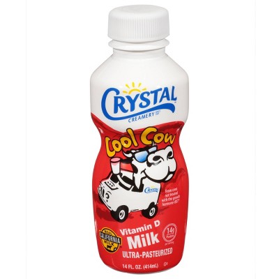 Crystal Cool Cow Whole Vitamin D Milk - 14 Fl Oz : Target