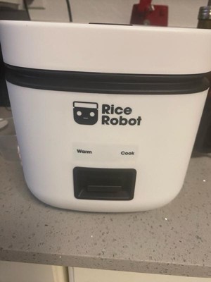 Rice Robot Rice Cooker 4.5 Cups Cooked Electric Mini Rice Maker Pot ...