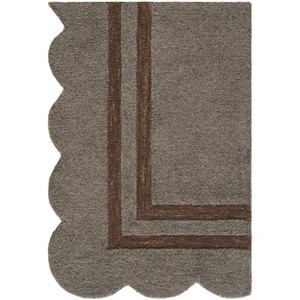 Livabliss Scalloped 2'6"x8' Runner Hand Tufted Indoor Area Rugs ...