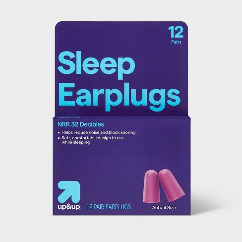 Sleeping Foam Earplugs 12 Pair up up