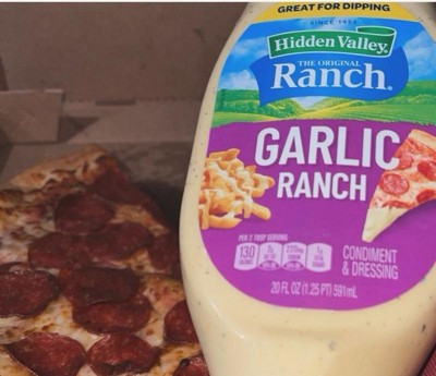 Hidden Valley Garlic Ranch - 20 Fl Oz : Target