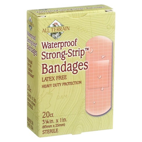 All Terrain Waterproof Strong-strip Bandages Latex Free - 20 Ct : Target