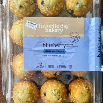 Blueberry Mini Muffins - 11.9oz/12ct - Favorite Day™ : Target