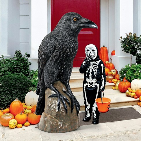 Design Toscano Poe's Giant Gothic Raven Statue : Target