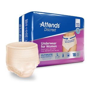Attends Discreet Incontinence Underwear For Women, Maximum Protection ...