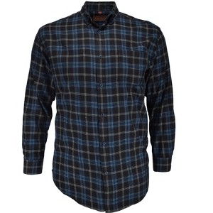 Falcon Bay Men's Big & Tall Cotton Works Button Down Long Sleeve Sport ...