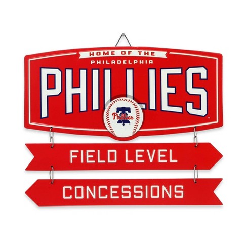 Mlb Philadelphia Phillies Baseball Field Metal Panel : Target