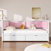 Twin XL to King Size Daybed with Extended Trundle and Storage Drawer ...