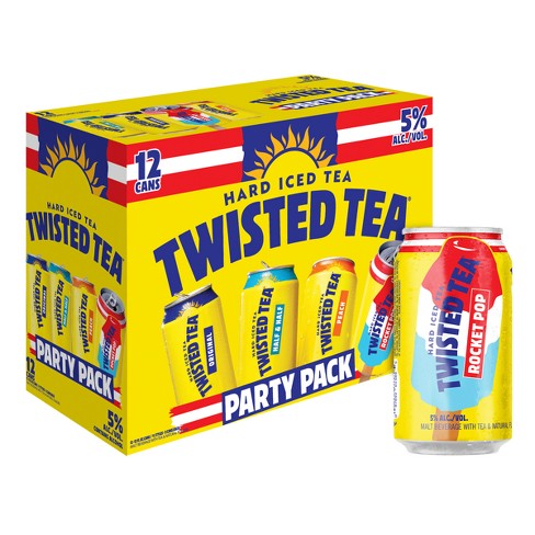 Twisted Tea Hard Iced Tea Party Pack - 12pk/12 Fl Oz Cans : Target