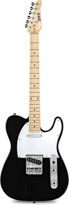 Lyxpro 30" Telecaster Solid Body Beginner Electric Guitar - Black : Target