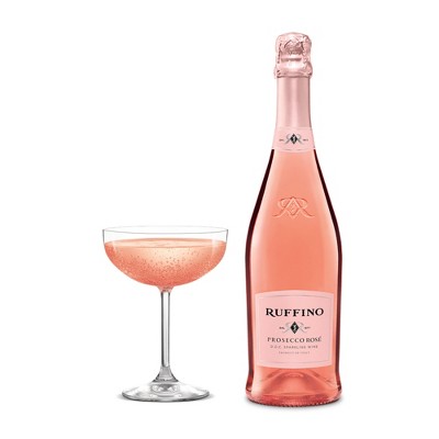 Ruffino Prosecco Doc Italian Rose Sparkling Wine - 750ml Bottle : Target