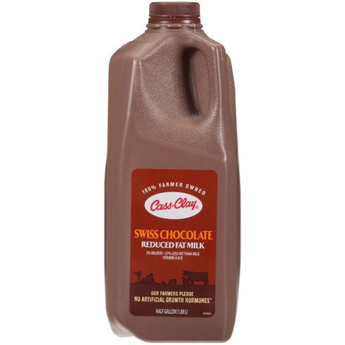 Cass Clay Swiss Chocolate 2% Milk - 0.5gal : Target