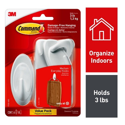 Command Small Sized Wire Hooks White : Target