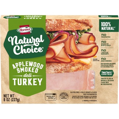 Hormel Natural Choice Applewood Turkey - 8oz : Target