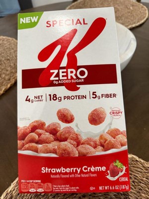 Kellogg's Special K Zero Strawberry Creme Breakfast Cereal - 8.1oz : Target
