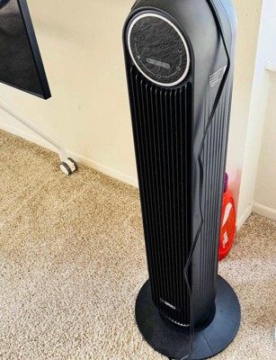 Dreo Nomad 36" Quiet Bladeless Oscillating Tower Fan Black/Silver : Target