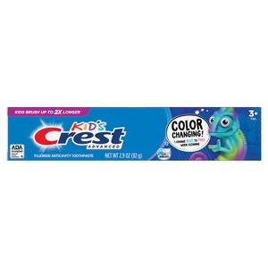 Crest Advanced Kid's Fluoride Toothpaste, Bubblegum Flavor, 2.9 oz : Target