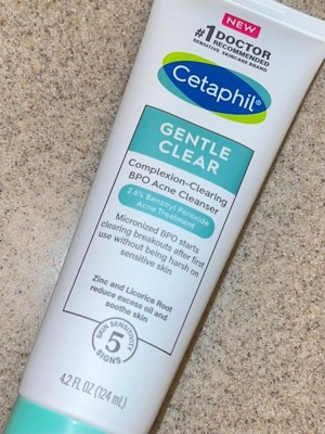 Cetaphil Gentle Clear Complexion-clearing Bpo Acne Cleanser - 4.2 Fl Oz : Target