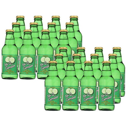 Mr. Q. Cumber Sparkling Cucumber Beverage - Case Of 24/7 Oz : Target