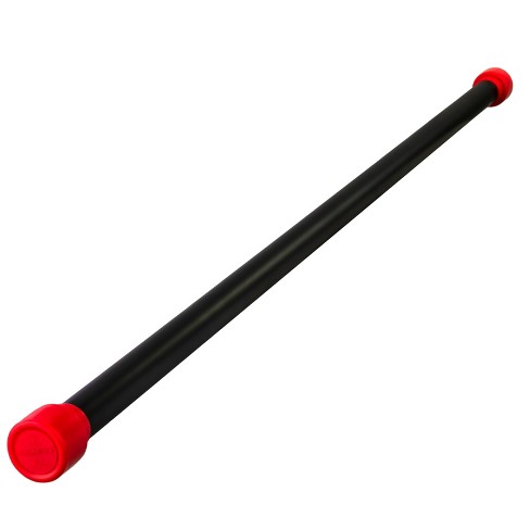 Cando Jumbo Wate Bar 7.5lb Red, Total Body Workout Weighted Exercise ...