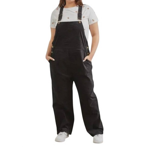 Women's Velvet Overalls Plus - Polygram 1x : Target