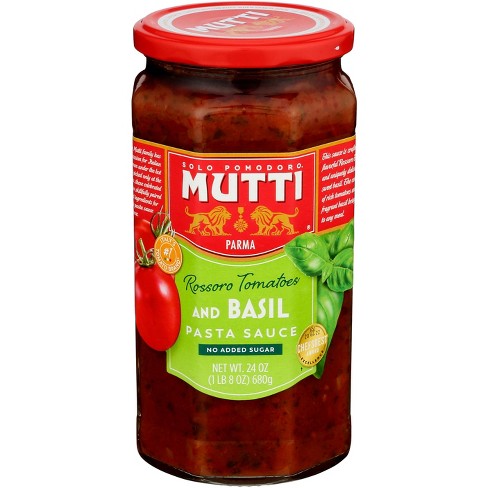 Mutti Pasta Sauce Tomato & Basil - Case Of 6 - 24 Oz : Target