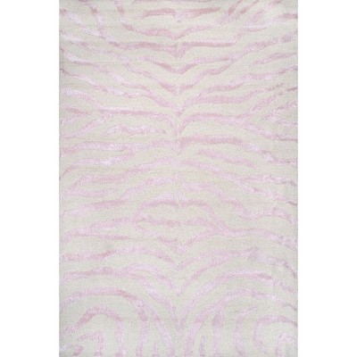 Nuloom Leopard Print Area Rug 8x10, Baby Pink : Target