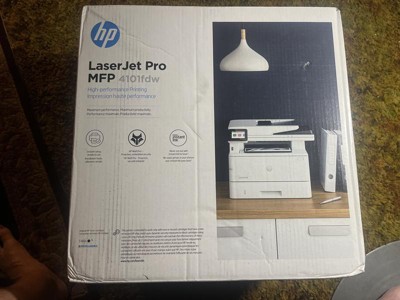 Hp Inc. Laserjet Pro Mfp 4101fdw Laser Printer, Black And White Mobile ...