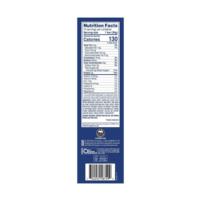 Clif Kid Zbar Protein Chocolate Chip Snack Bars - 19oz/15ct : Target Clif Kid Zbar Protein Chocolate Chip Snack Bars - 19oz/15ct : Target