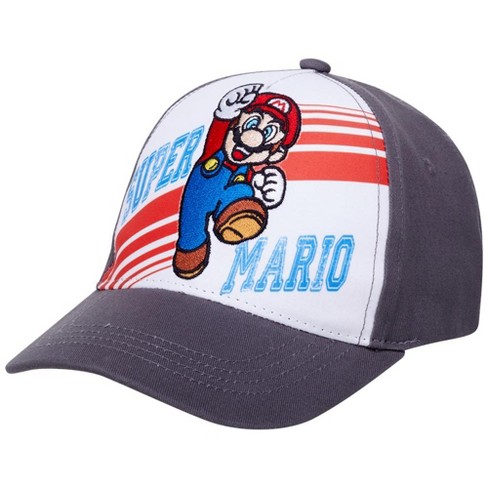 Super Mario Boys Baseball Hat, Kids Baseball Cap For Ages 4-7 : Target