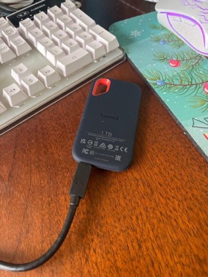 Sandisk Extreme 1tb Portable External Ssd Flash Storage Drive - Black ...