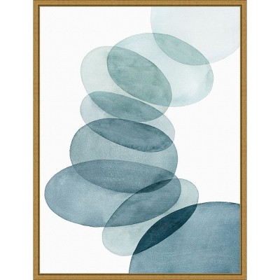 Amanti Art Blue Ascension I By Grace Popp Canvas Wall Art Print Framed ...