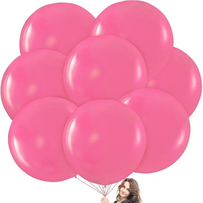 Prextex 36'' Giant Balloons - Pink - 8 Pieces : Target