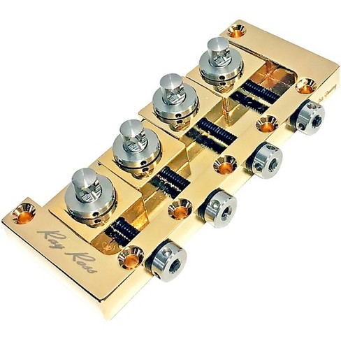 Ray Ross Saddle-less 4-string Bass Bridge Gold : Target